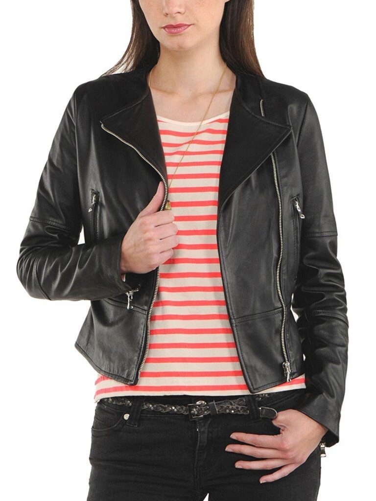 #04 CASACA/CHAQUETA DE CUERO JACKET BIKER ESTILO MORDENO - CASACAS DE ...